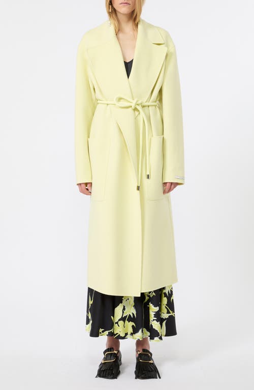 SPORTMAX SPORTMAX Zannata Belted Virgin Wool Trench Coat